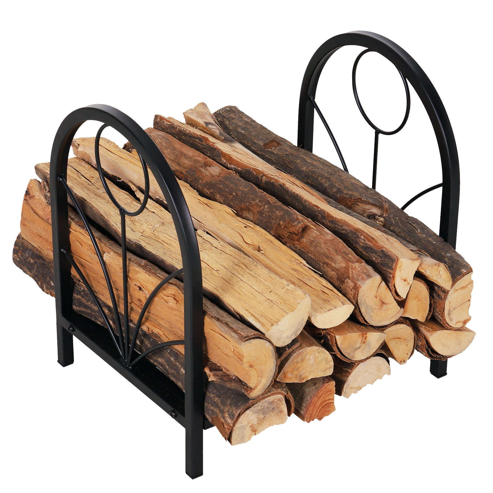 Winston Porter Ignram 15.5" W x 12" D Metal Log Rack - Wayfair Canada