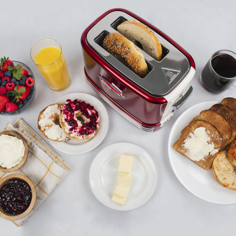 Nostalgia 2 Slice Toaster & Reviews | Wayfair