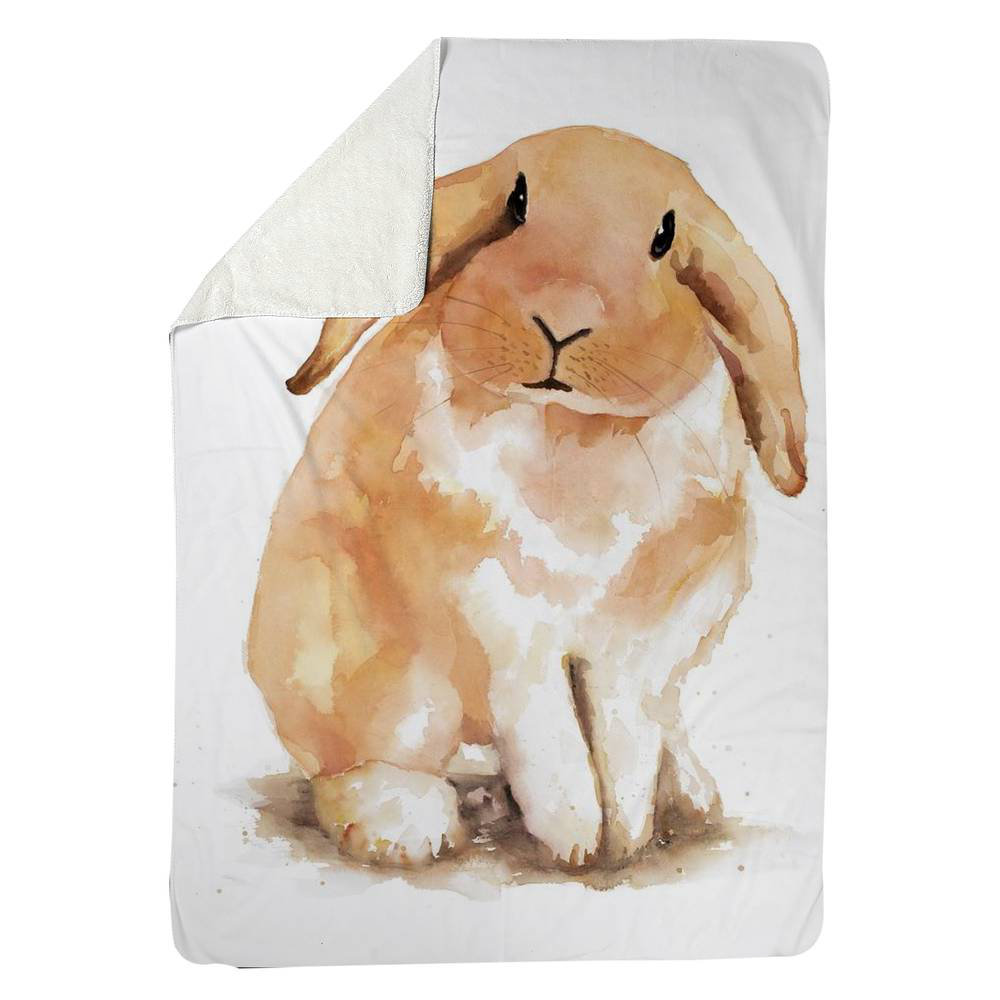 Begin Edition International Inc. Lop-Rabbit Fleece Blanket | Wayfair