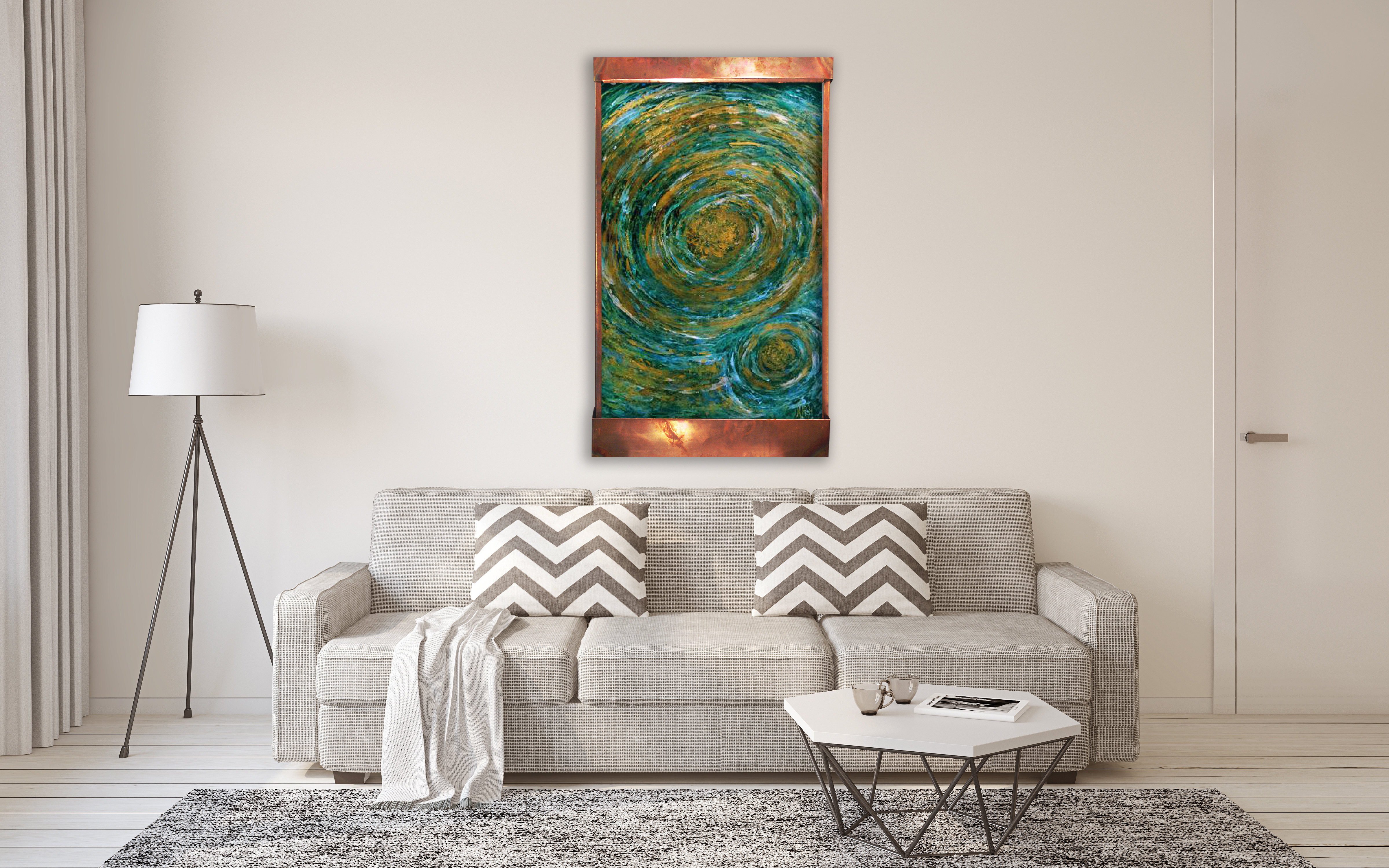Harvey Galaxy Acrylic/Metal Genesis Fountain - Wayfair Canada