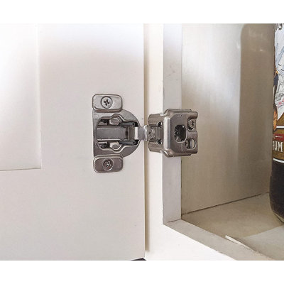 elysian 2 Piece Soft Close 1-1/4" Overlay Cabinet Hinge 105 Degree 6 ...