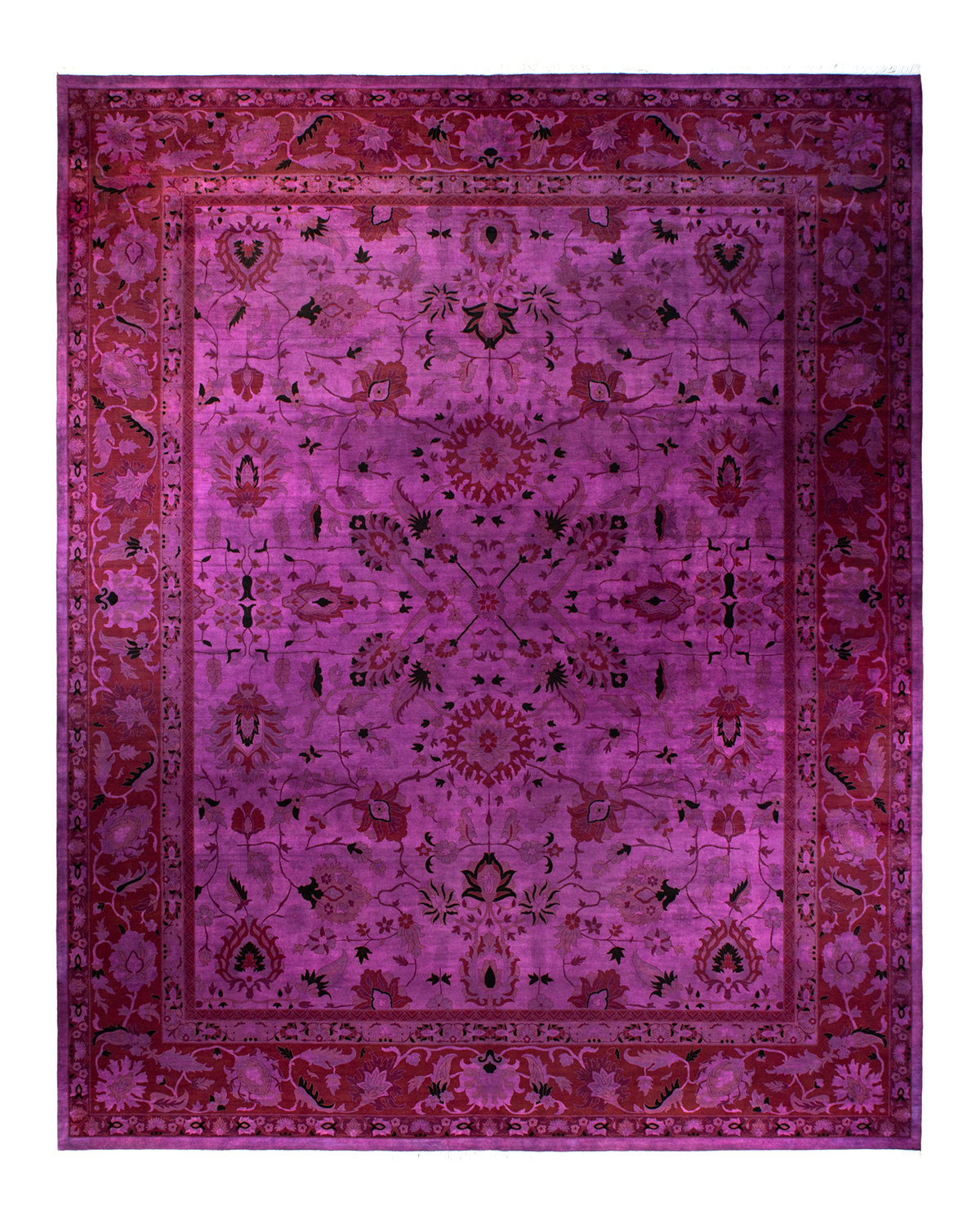 Isabelline Casler One-of-a-Kind 12'2" X 15'5" 2000s Area Rug in Purple ...