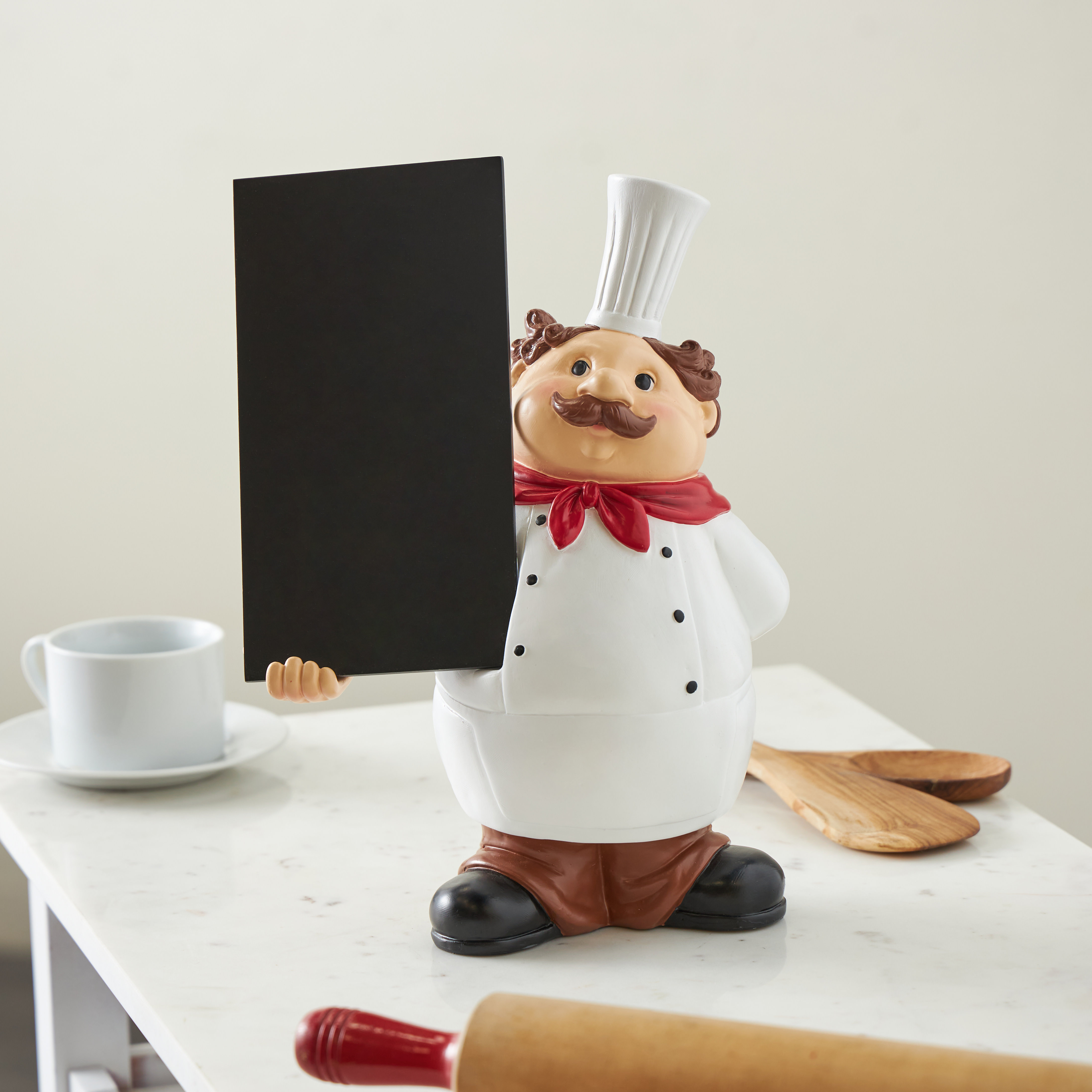 Ophelia & Co. Cole And Grey Polystone Kitchen Decorative Figurine Chef ...