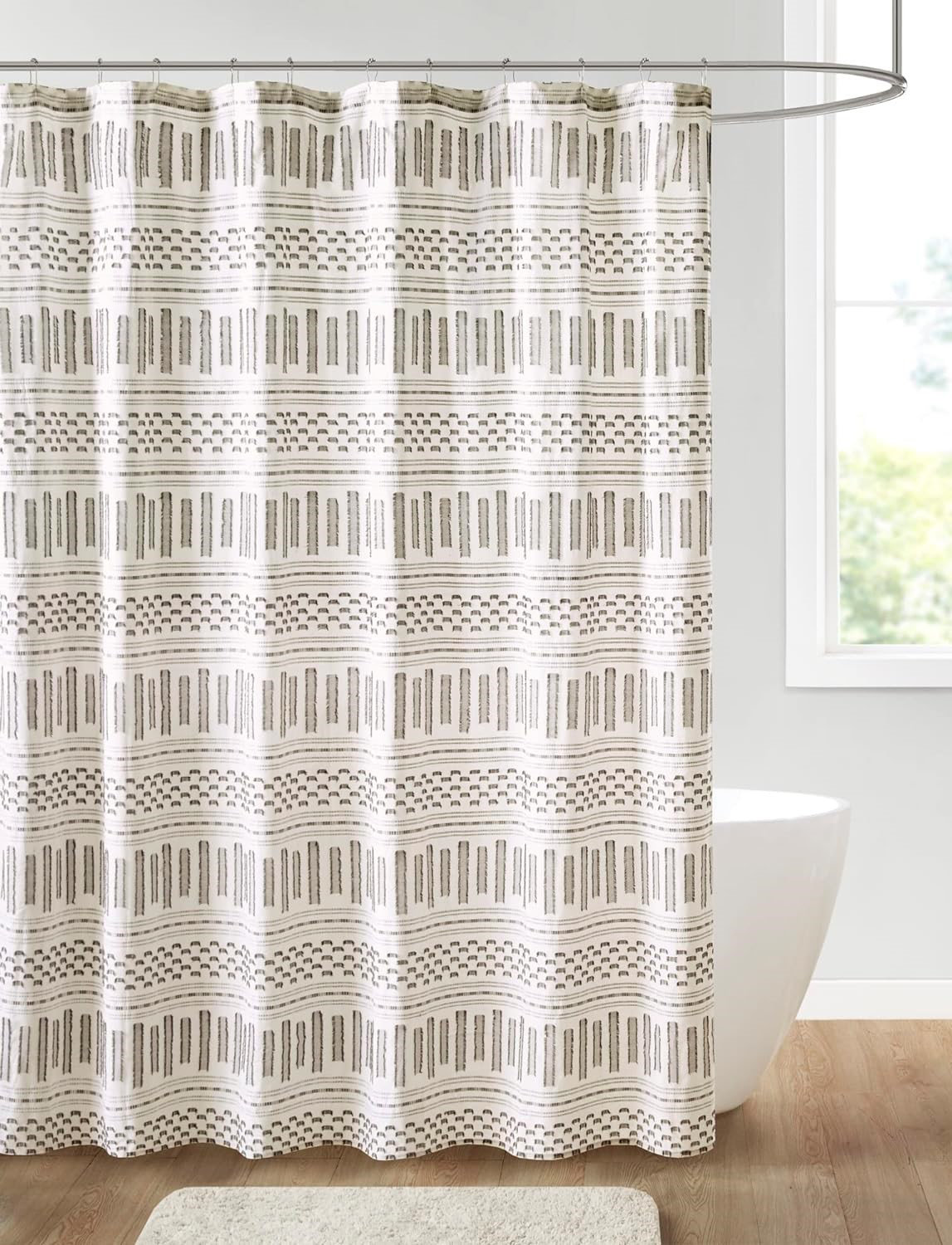 Dakota Fields Desta Cotton Solid Shower Curtain | Wayfair