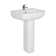 Belfry Bathroom Short Projection Bathroom Pedestal 520Mm Basin Compact ...