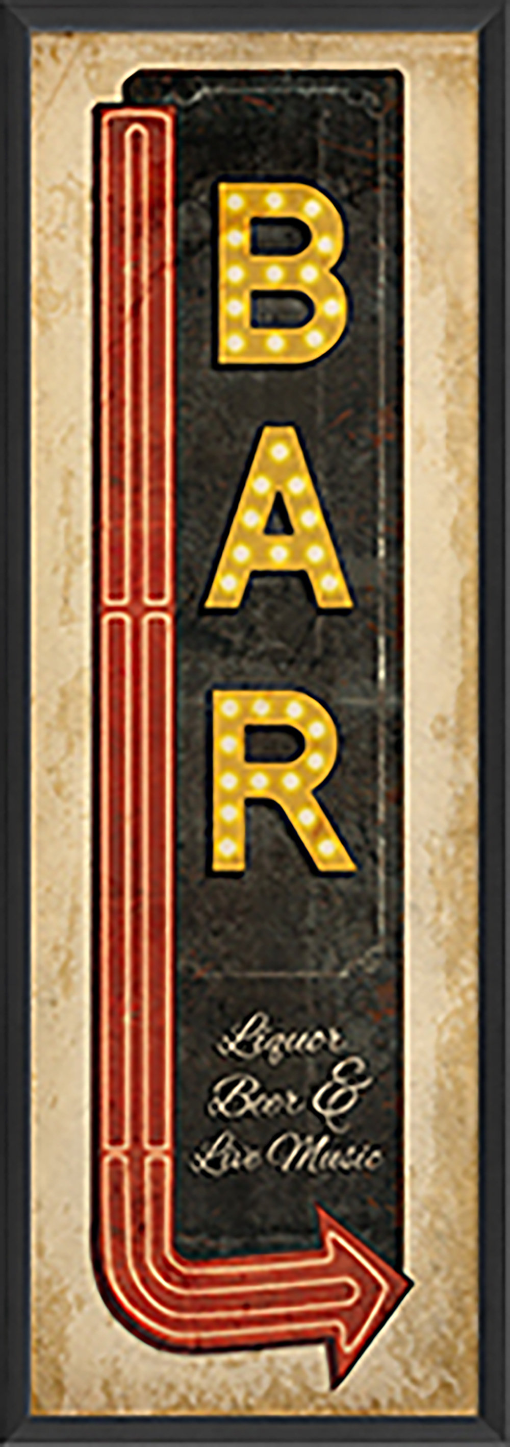 The Artwork Factory Sign Framed Modern & Contemporary On Paper Print ...