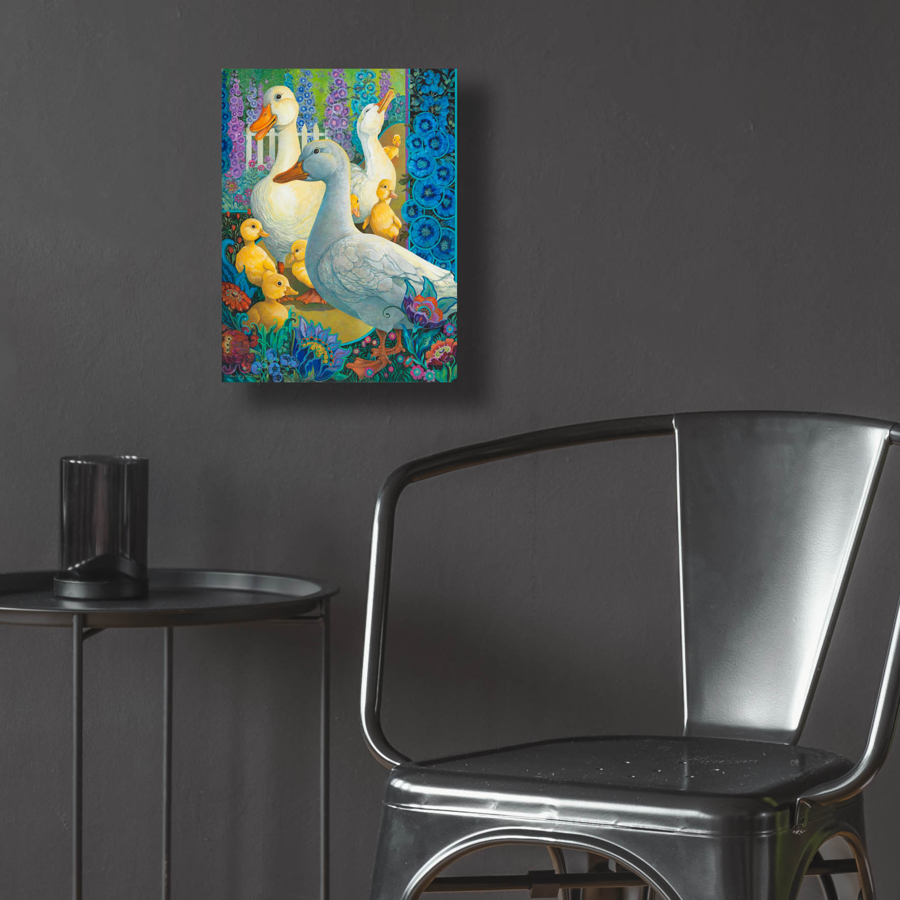 Winston Porter 'Duck Crossing' by David Galchutt Acrylic Glass Wall Art | Wayfair