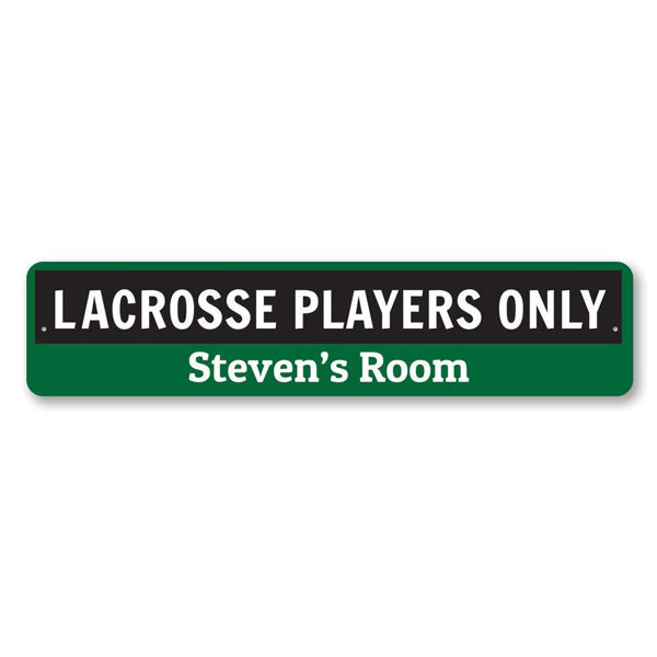 Lizton Sign Shop, Inc Lacrosse Custom Aluminum Sign | Wayfair