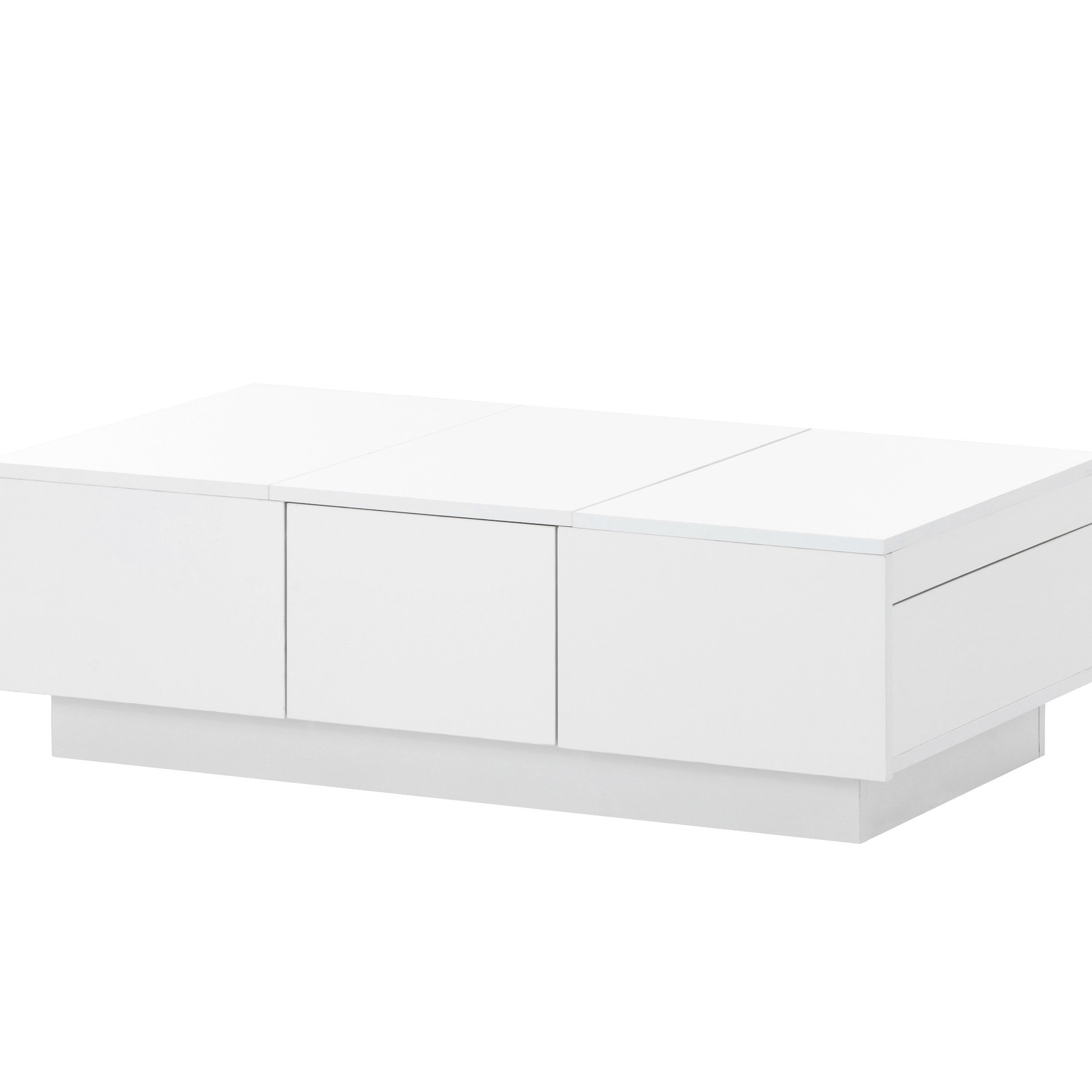 Latitude Run® Contemporary Coffee Table With Extendable Top And Hidden ...
