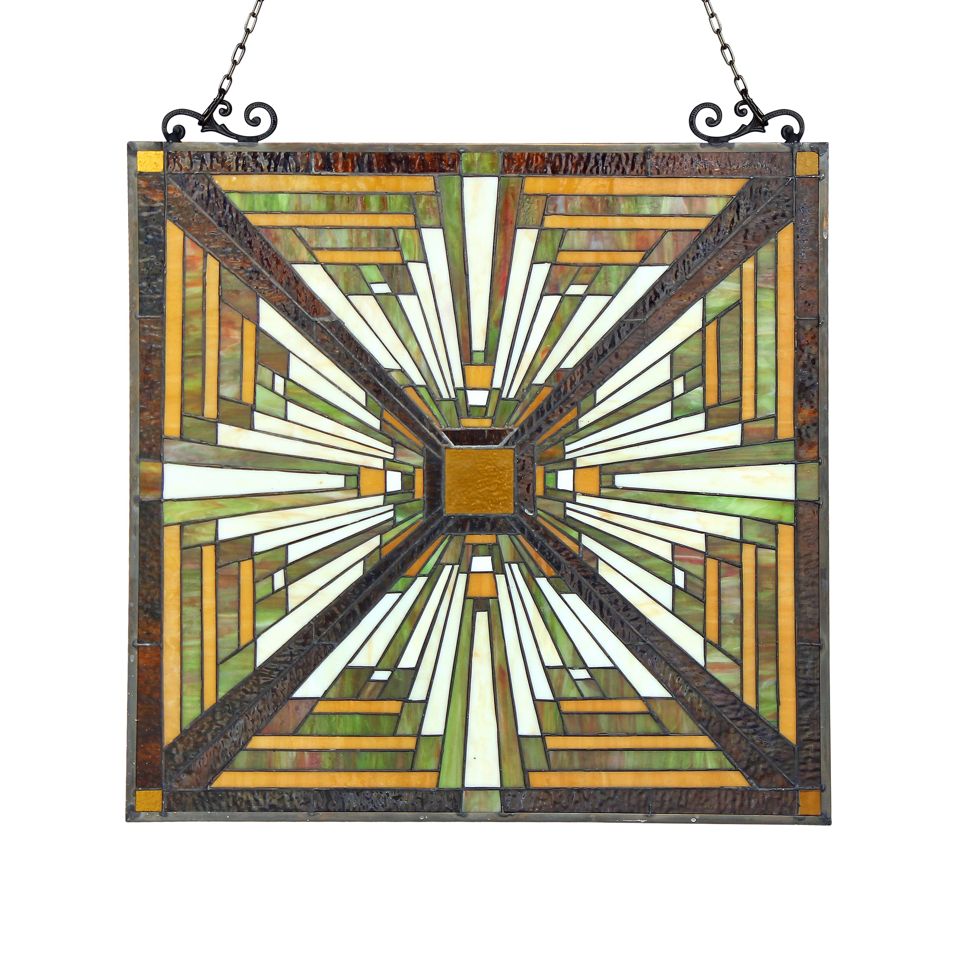 Astoria Grand Fused Paint Glass Window Panel & Reviews - Wayfair Canada