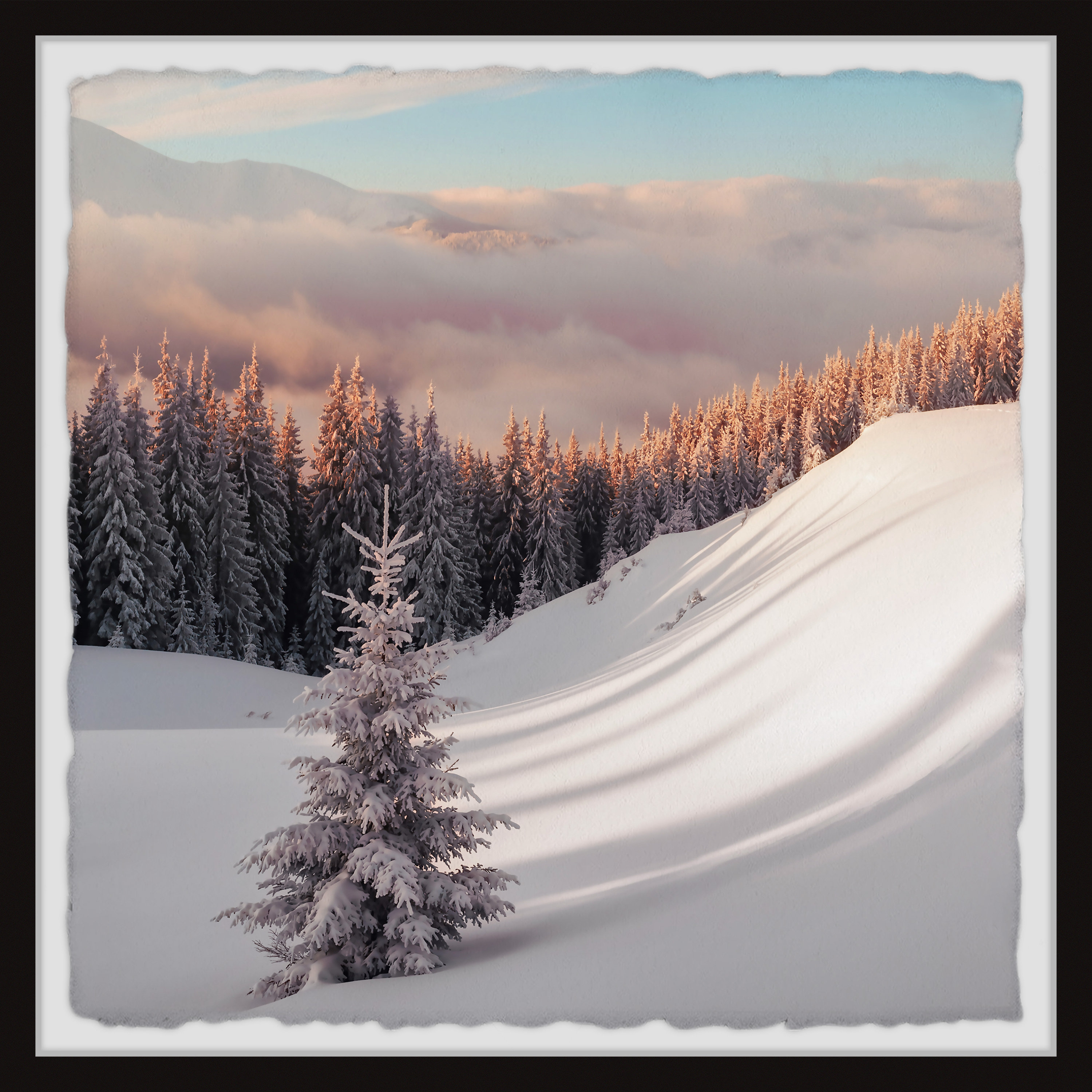 Marmont Hill Feeling Frosty Diptych B - 24X24 | Wayfair