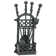 Symple Stuff Victorian 5 Piece Pewter Fireplace Tool Set & Reviews ...