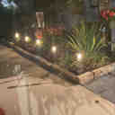 LETMY Black Low Voltage Solar Powered Integrated LED Pathway Light ...