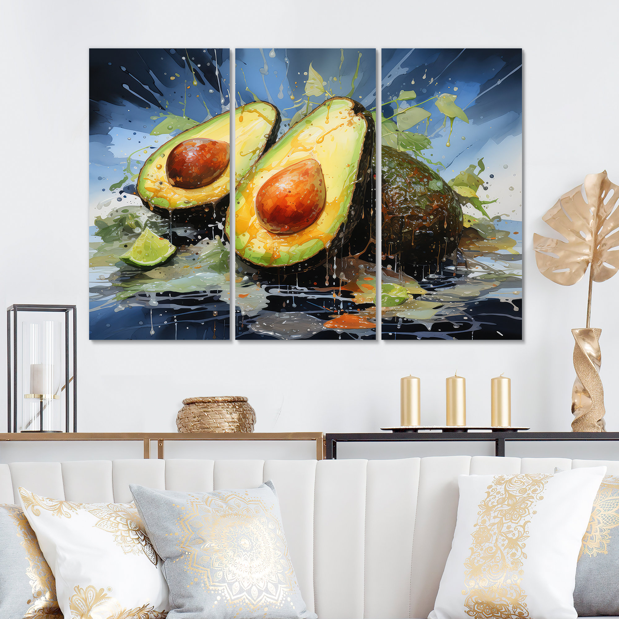 Ebern Designs Avocado Representation Acrylic I - Food & Beverage Metal ...