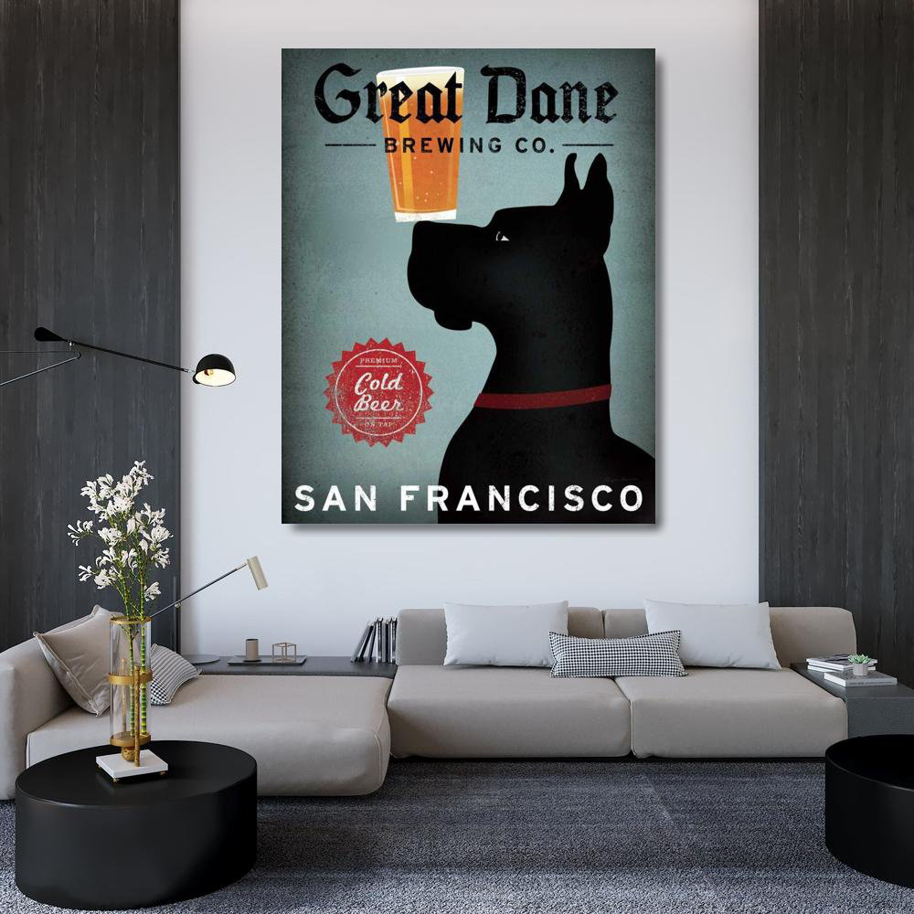 Lark Manor™ Fowler, Ryan Gallery Wrapped Canvas Art Titled: Great Dane ...