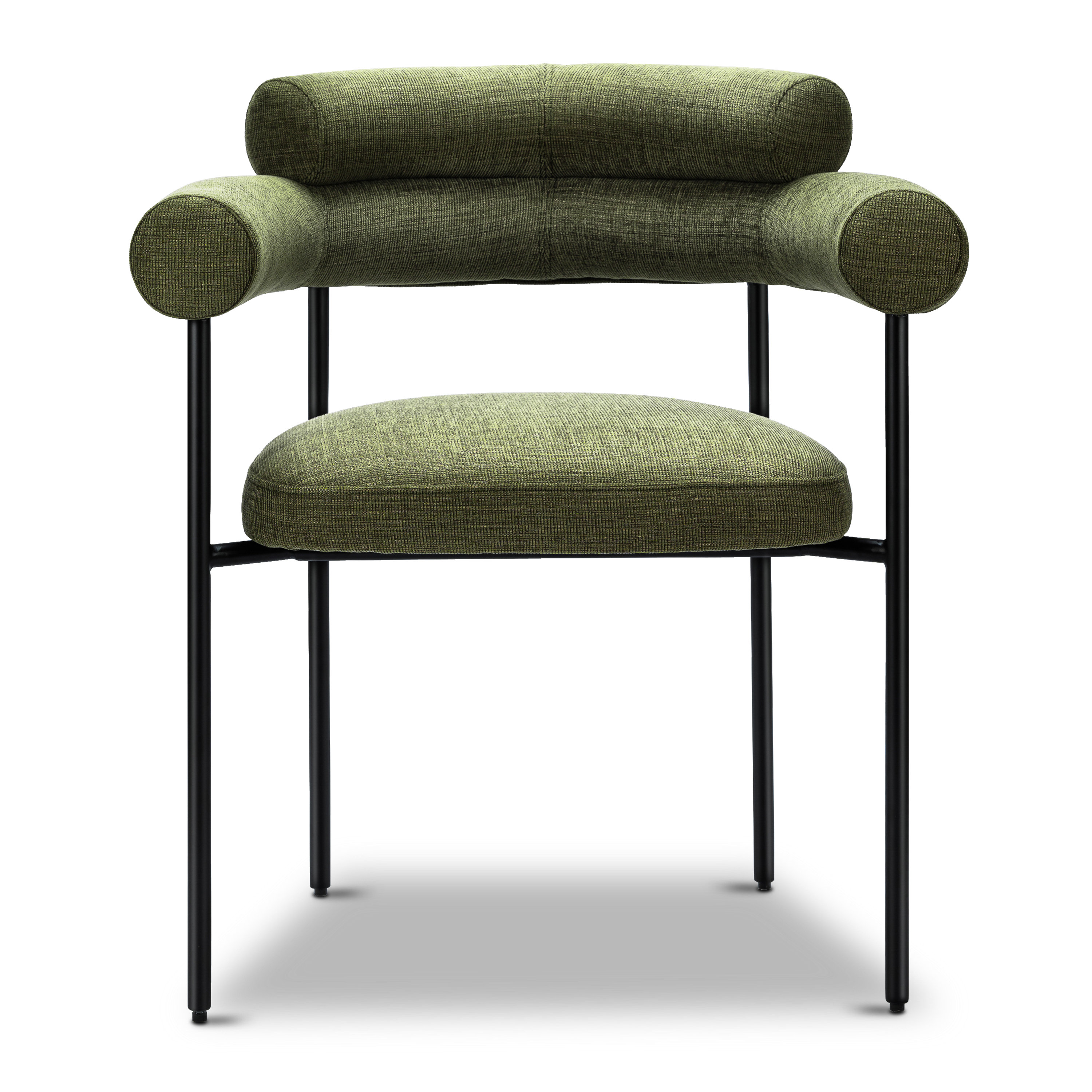 Poly & Bark Bolus Fabric Dining Chair (Armchair) - Wayfair Canada