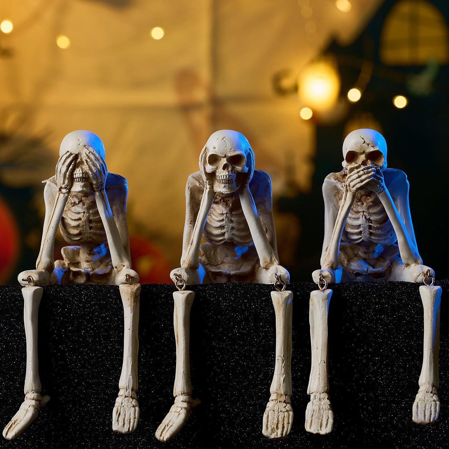 The Holiday Aisle® Halloween Decorations Indoor Skeleton Statues See ...