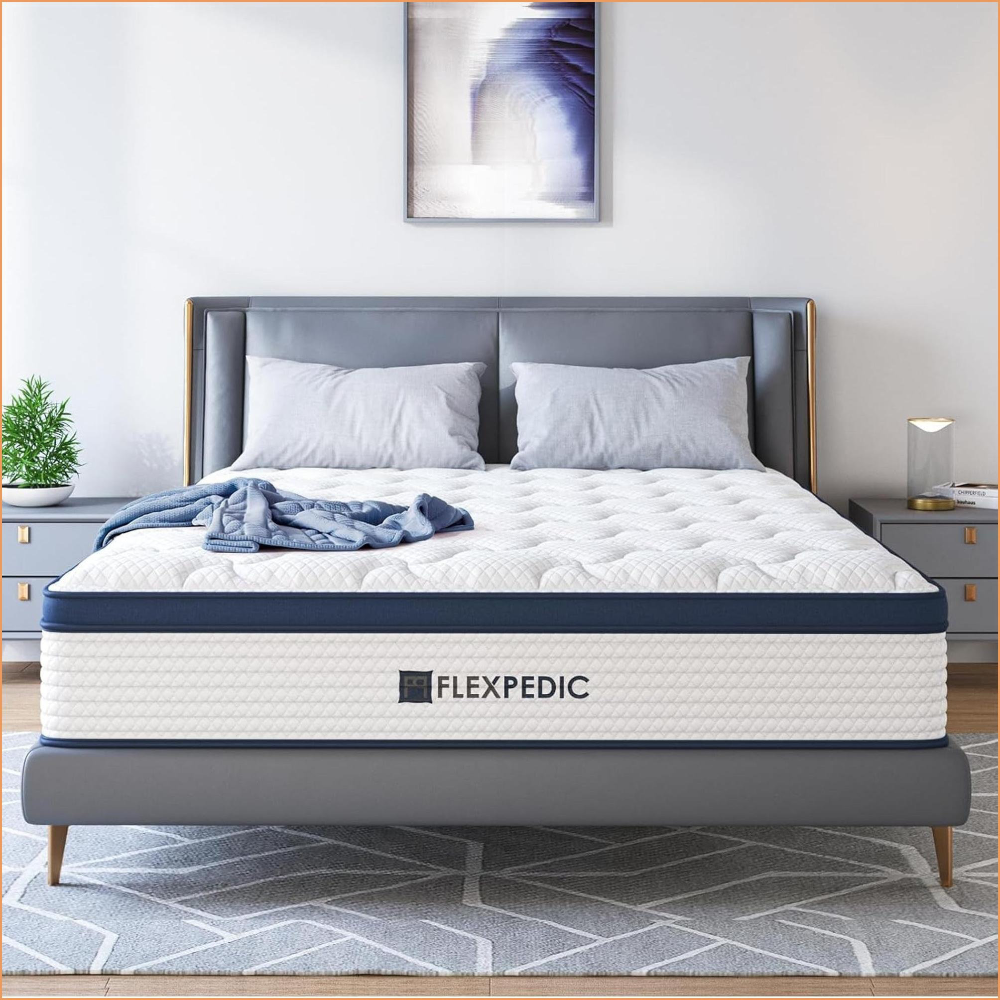 Alwyn Home Mattresses, 10\" Queen Memory Foam Hybrid Mattress with ...