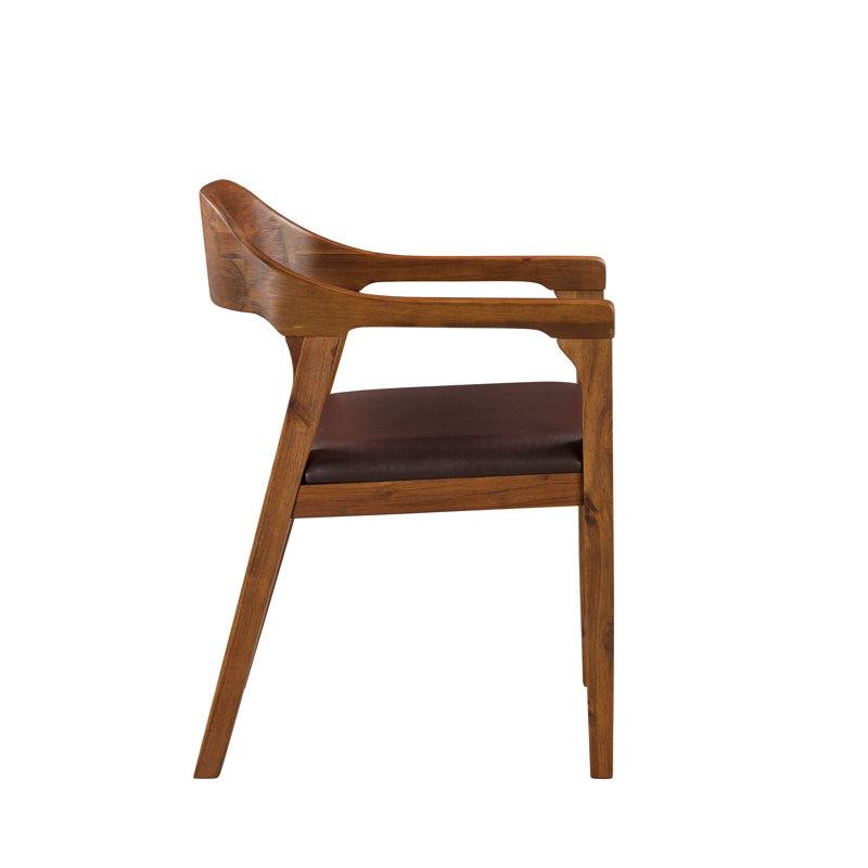 Wade Logan® Anastassiya Solid Back Arm Chair & Reviews | Wayfair