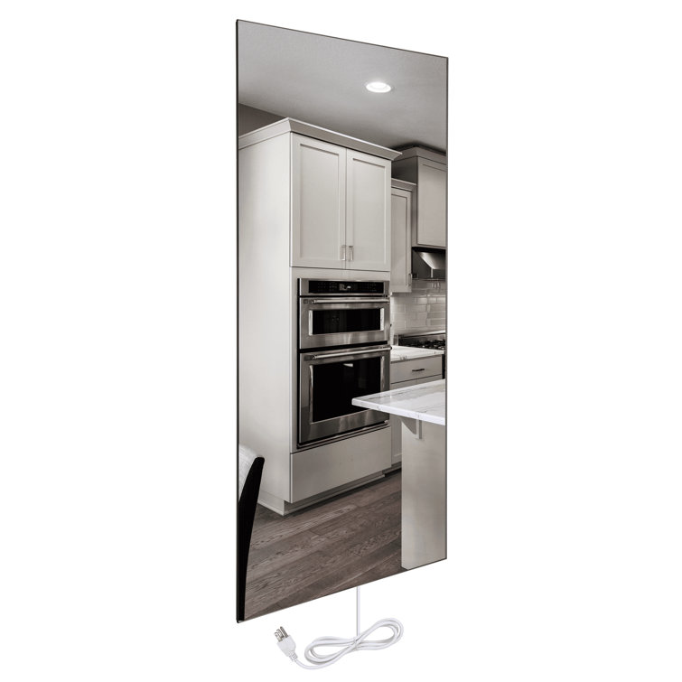 WarmlyYours Ember Mirror Wall Mounted Radiant Panel Heater 47"x24", 800 ...