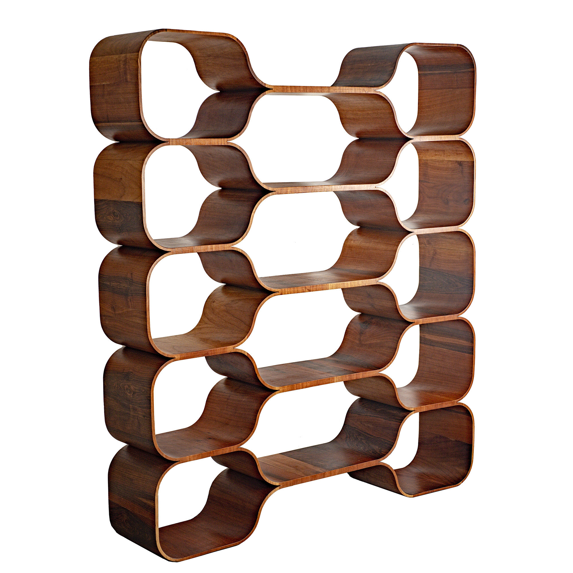 Angora Honey Comb Showcase - Mid Century Modern Style | 100% Black ...