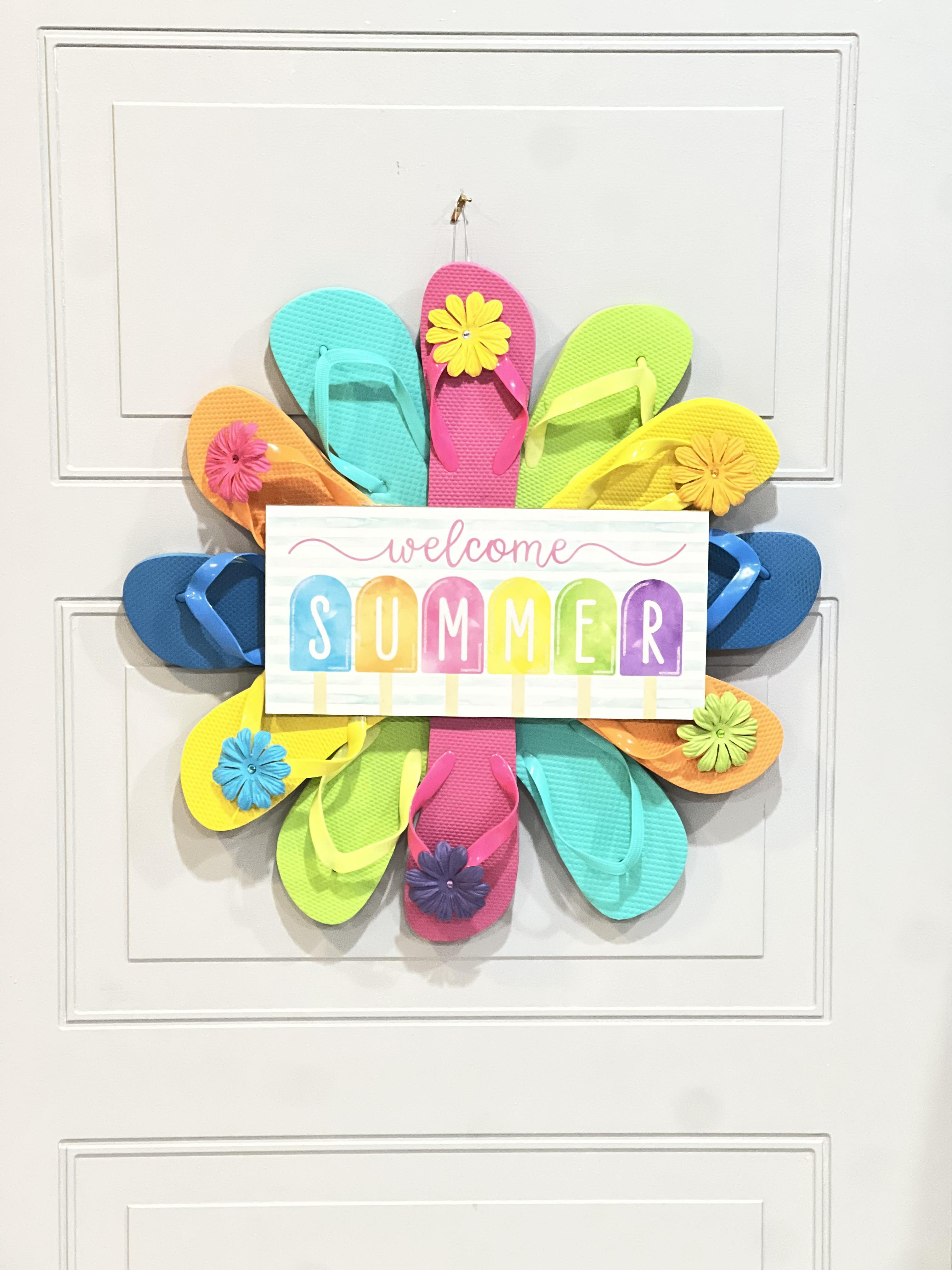 Trinx Welcome Summer Wreath | Wayfair