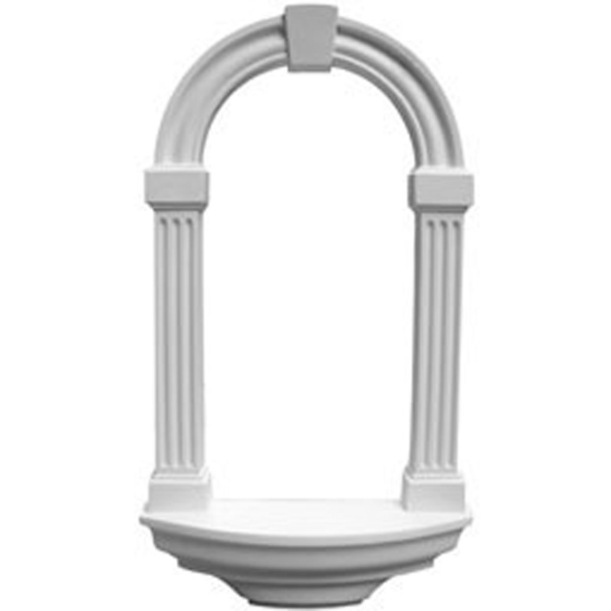 Ekena Millwork Adonis Wall Niche, Surface Mount | Wayfair Ekena Millwork Adonis Wall Niche, Surface Mount | Wayfair