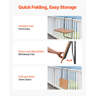 17 Stories Balcony Hanging Table, 23 x 16 inch Folding Balcony Railing ...