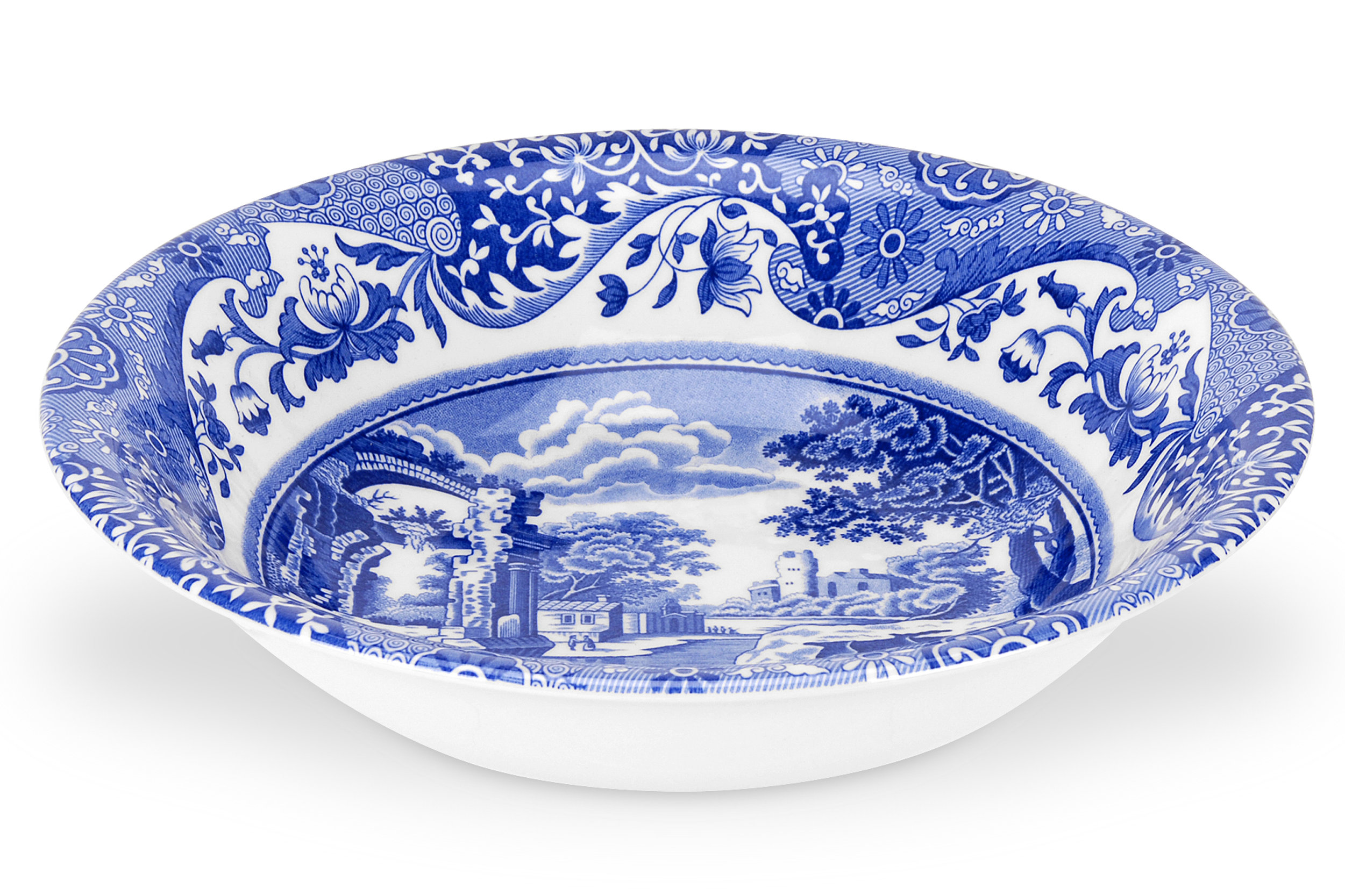 Spode Blue Italian Ascot Cereal Bowl 8" & Reviews | Wayfair