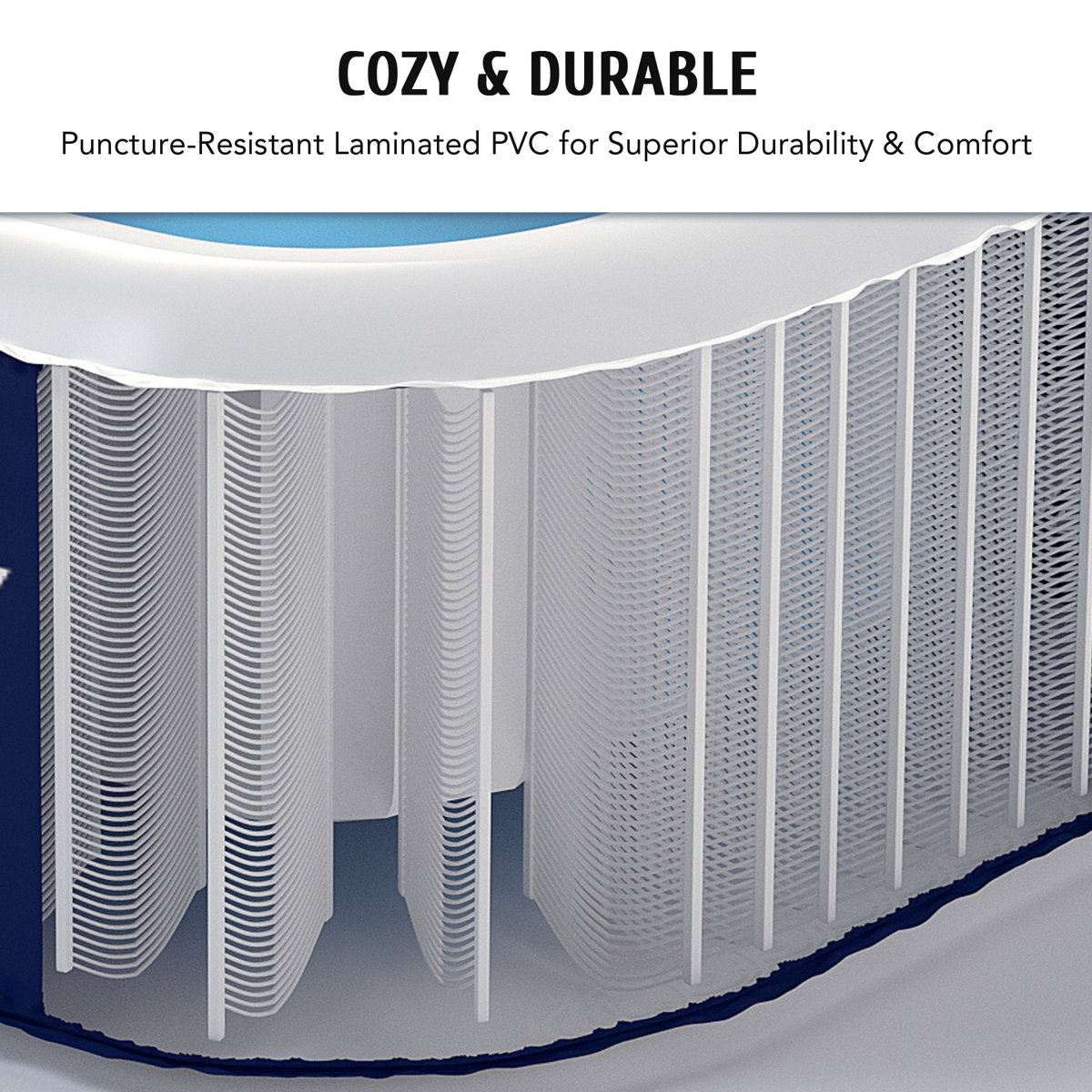 CO-Z 6 - Person 130 - Jet Vinyl Inflatable Hot Tub & Reviews - Wayfair ...