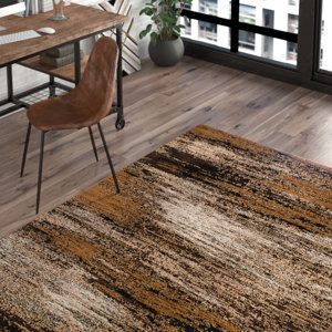 17 Stories Misouk Performance Chocolate Rug & Reviews | Wayfair