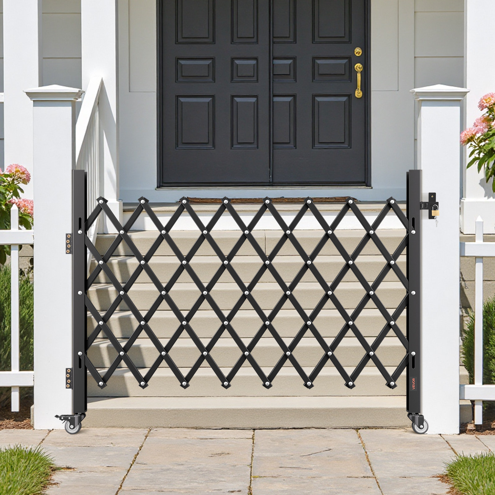 Stellweilan Tessberg Single Folding Security Gate Lockable Scissor Gate ...