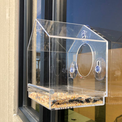 Wind & Weather One-Way Mirror Window Tray Bird Feeder & Reviews | Wayfair