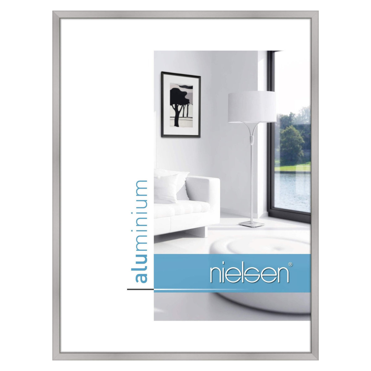 Nielsen Home nielsen Aluminium Picture Frame Frosted Silver 70 x 100cm ...