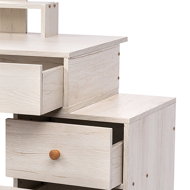 George Oliver Haboon Elegant and Delicate Wooden Vanities with Drawers ...