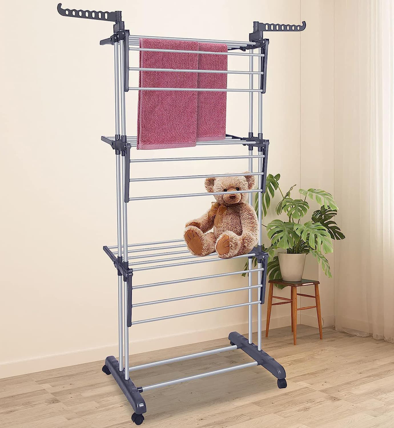 BUMEET Stainless Steel Freestanding Drying Rack | Wayfair
