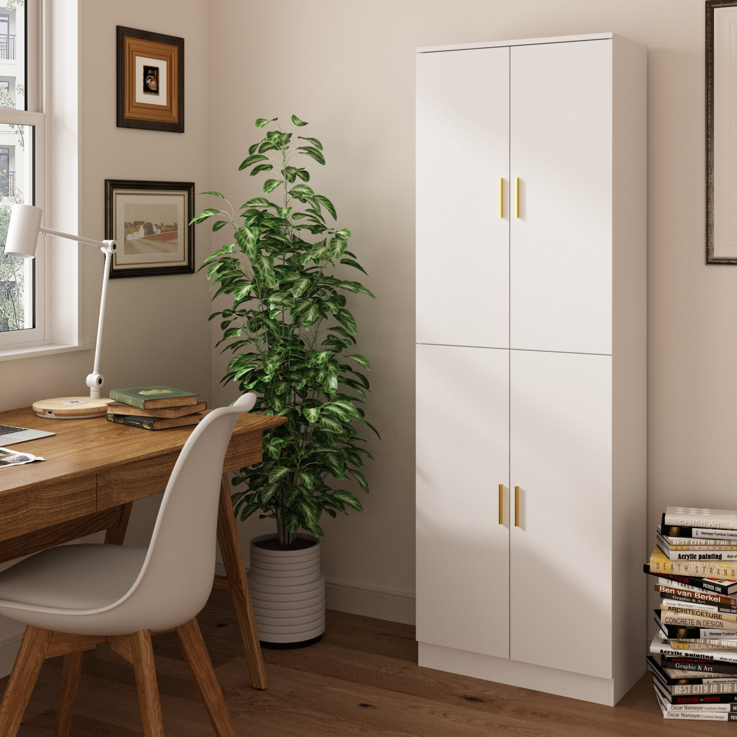 Latitude Run® Multifunctional 4-Door Cabinet & Reviews - Wayfair Canada