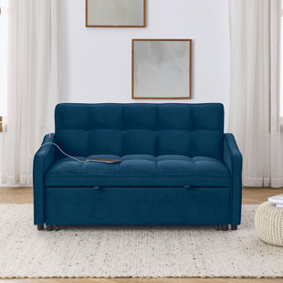 Blue Sofa Beds You'll Love | Wayfair