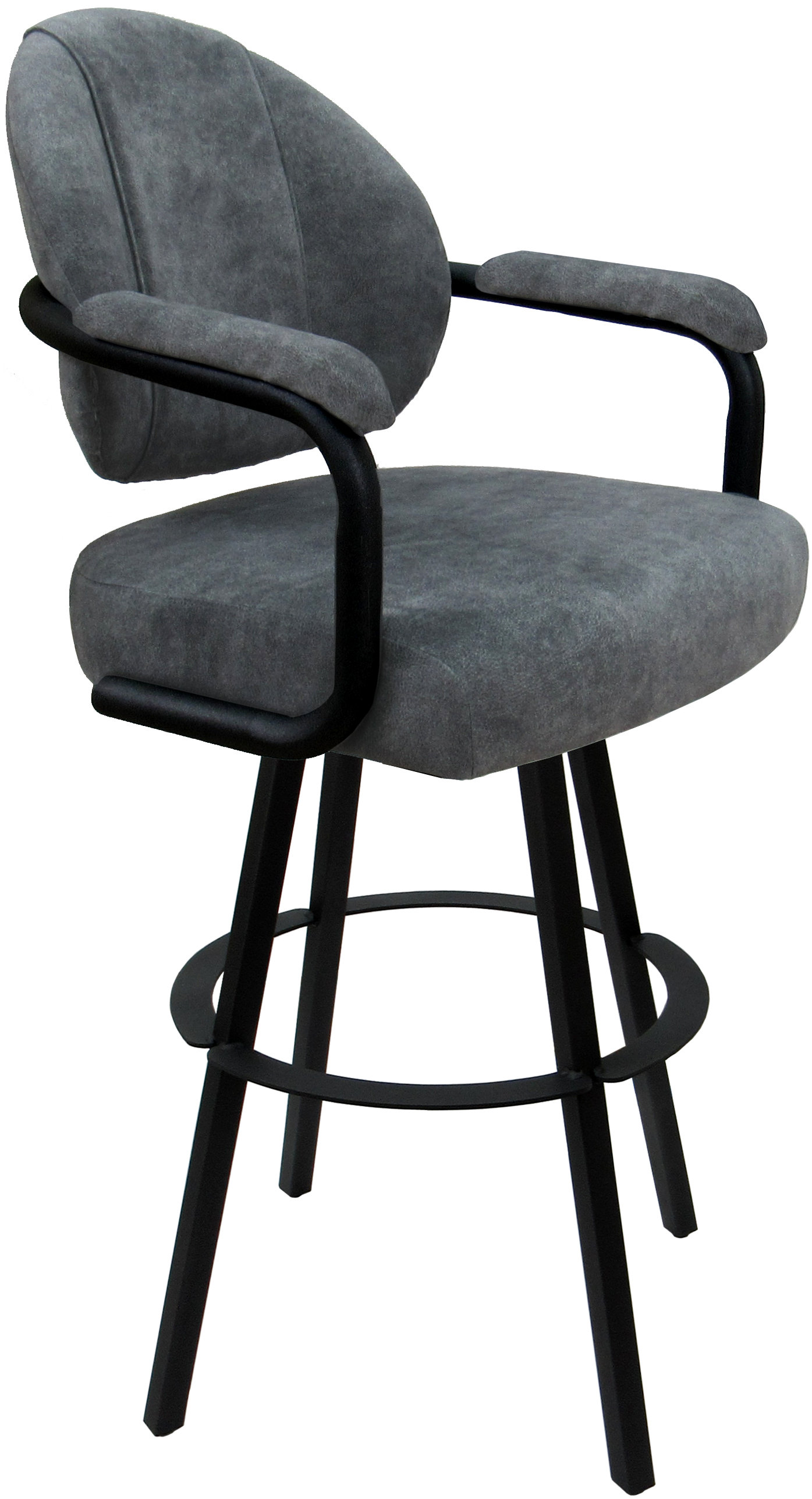 Corrigan Studio Swivel Metal Counter Bar Stools - 26" Seat Height ...