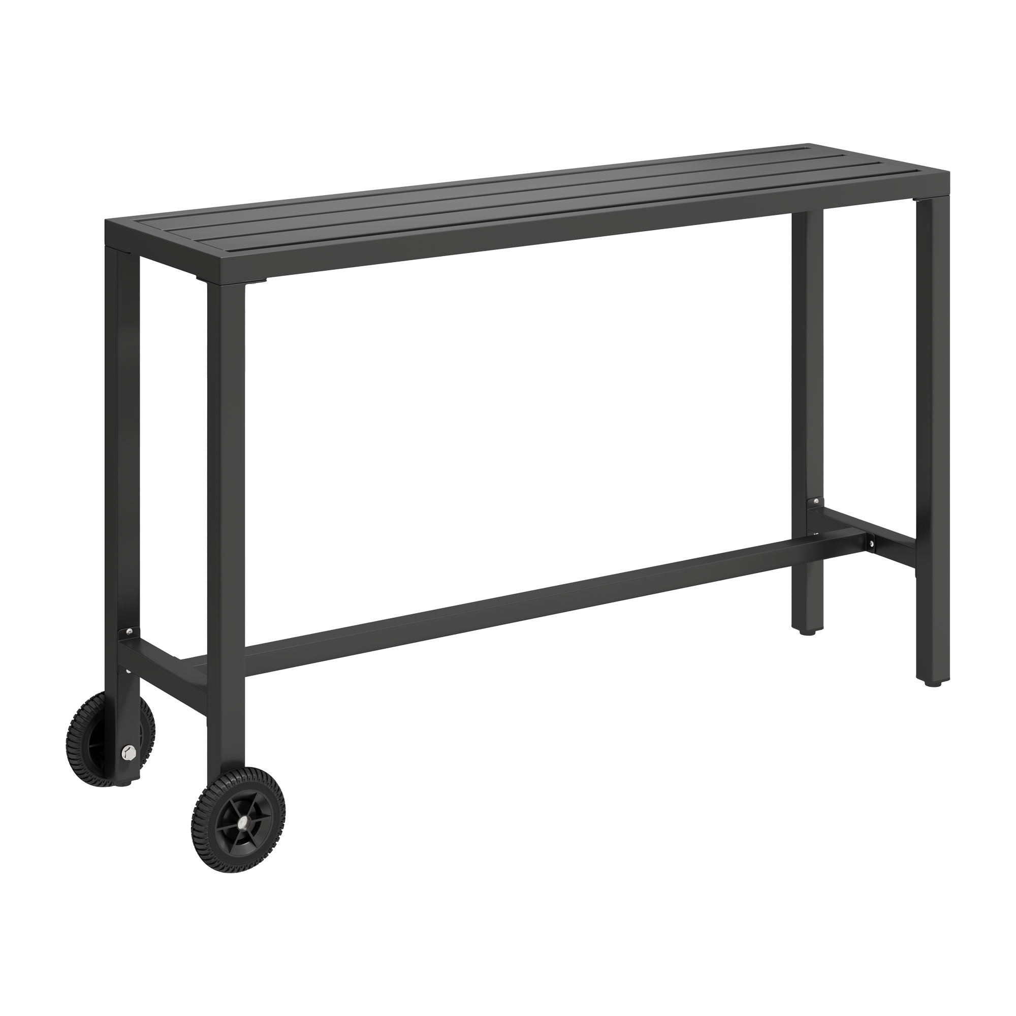 Winston Porter Kolnaski 55” Rectangular Weather-Resistant Iron Patio ...