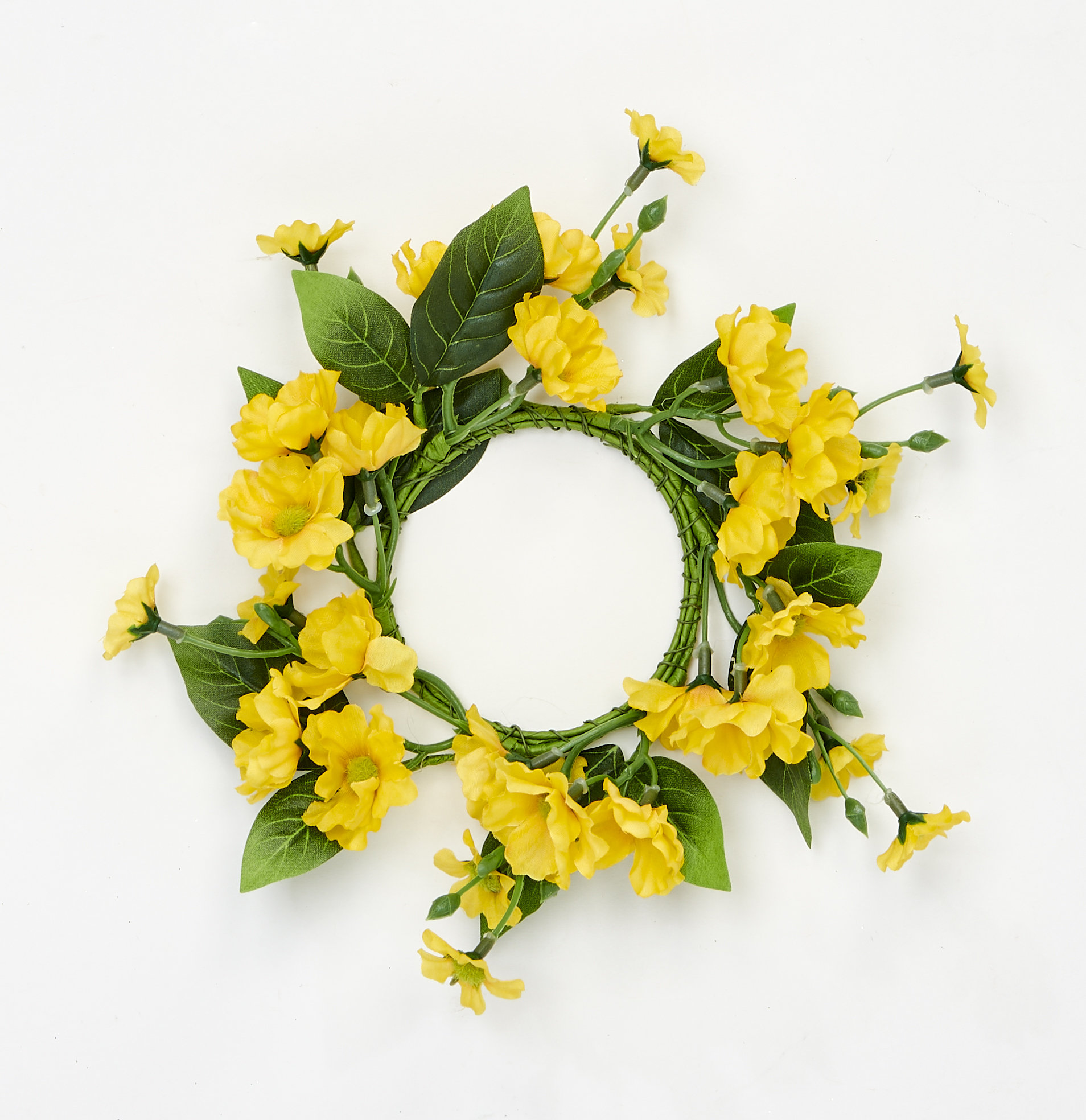 Primrue Yellow Daisy Candle Ring | Wayfair