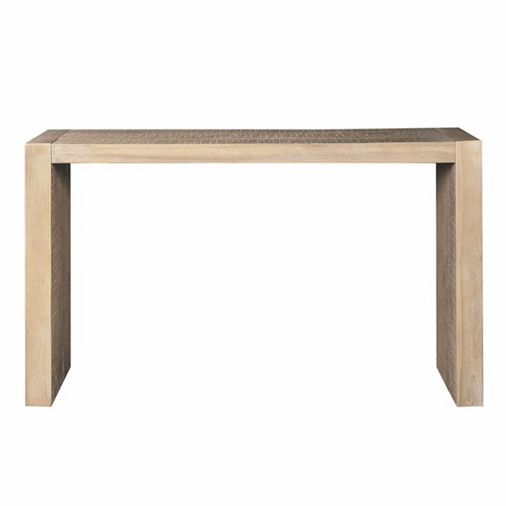 Foundry Select 54" Solid Wood Console Table, Modern Outlook, Reclaimed ...