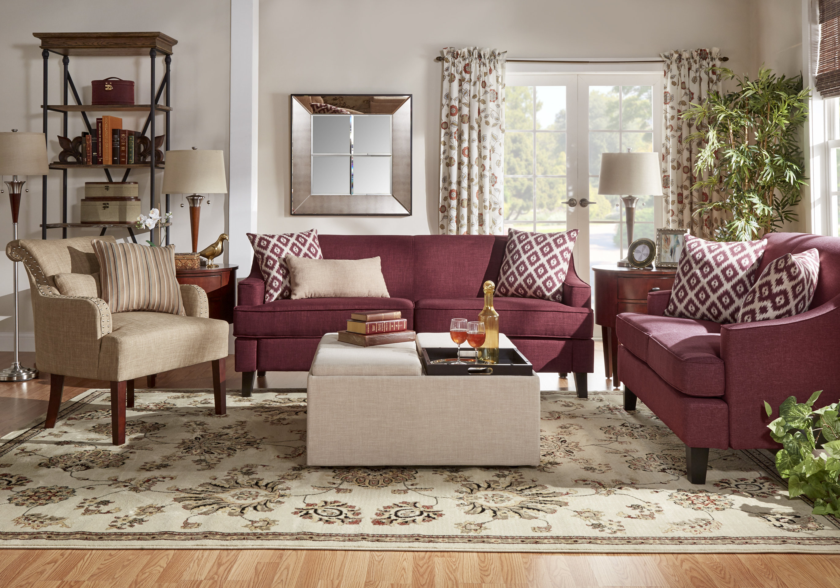 Three Posts™ 3 - Piece Living Room Set & Reviews | Wayfair