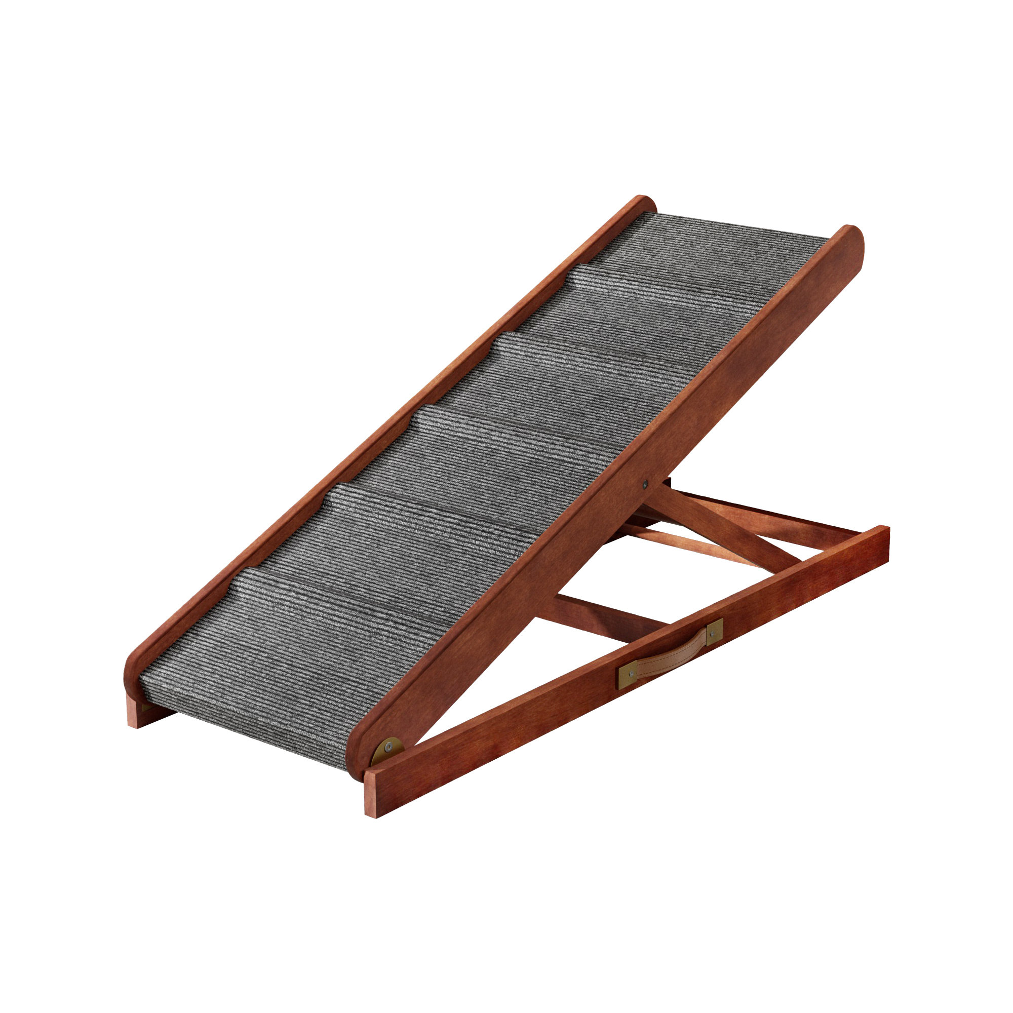 Tucker Murphy Pet™ Adjustable Solid Wood Dog Ramp For Bed/Couch/Car ...