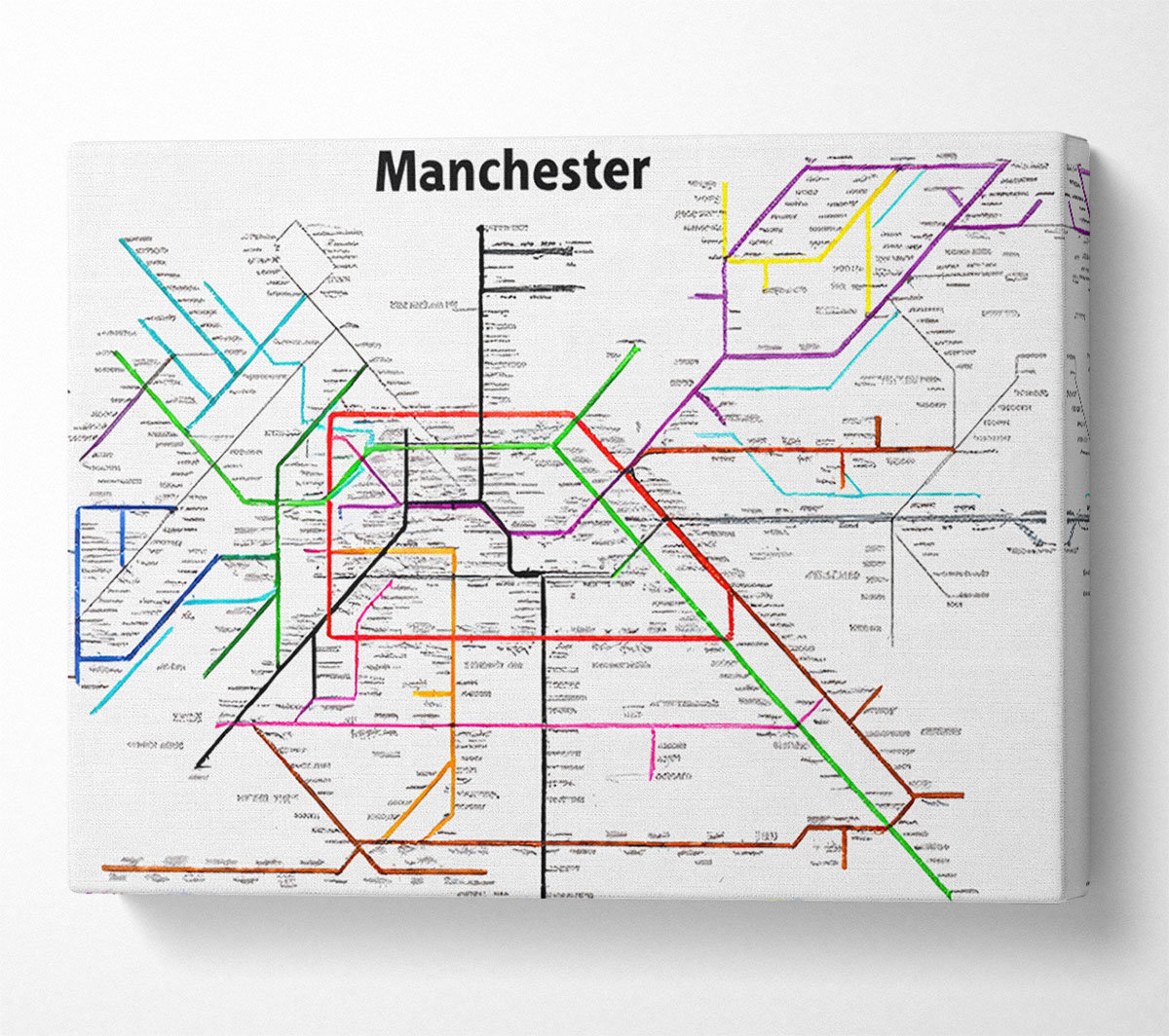 Happy Larry Manchester Pub Tube Map - Drucken | Wayfair.de