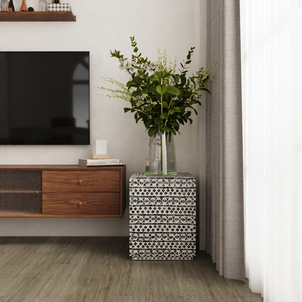 Dakota Fields Ashburn Block End Table | Wayfair