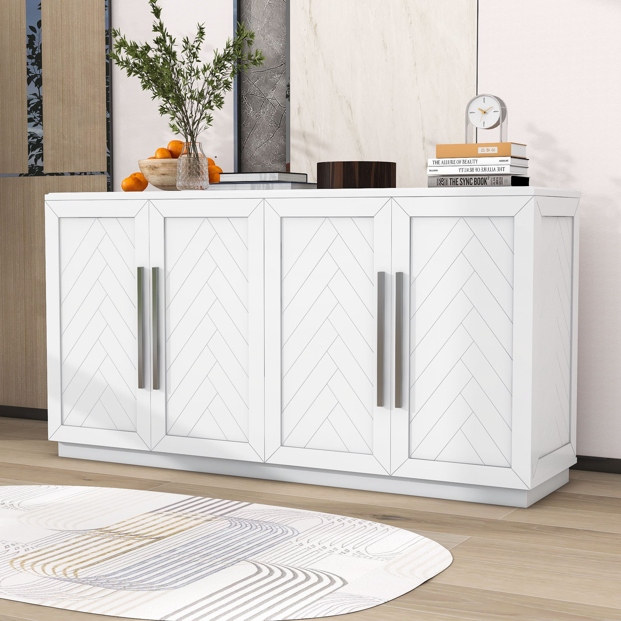 Wildon Home® Temperley 60" Sideboard,Buffet table,Dining cabinet,Office ...