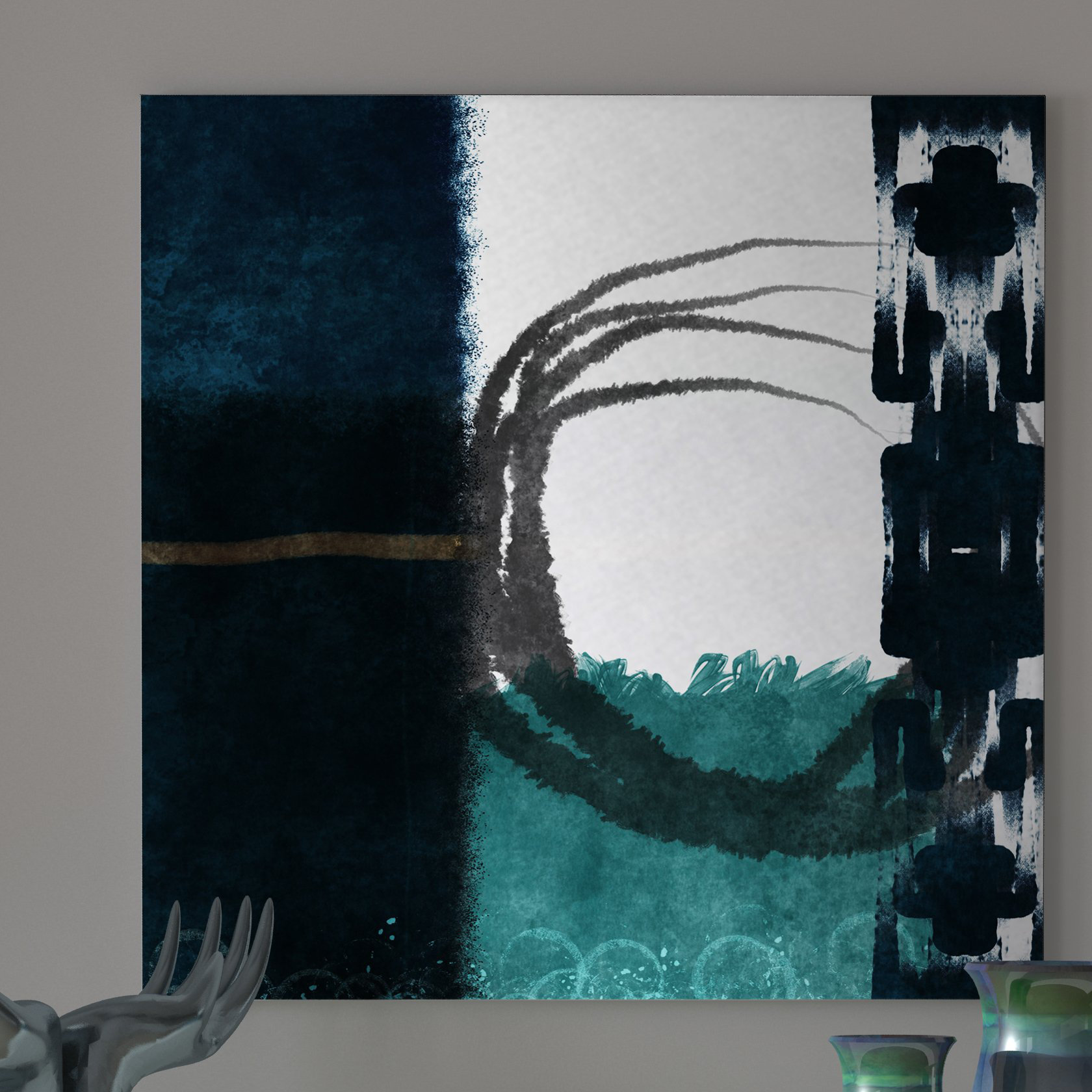 Wrought Studio Jewel Outrageous by Staci Maxwell - Wrapped Canvas ...