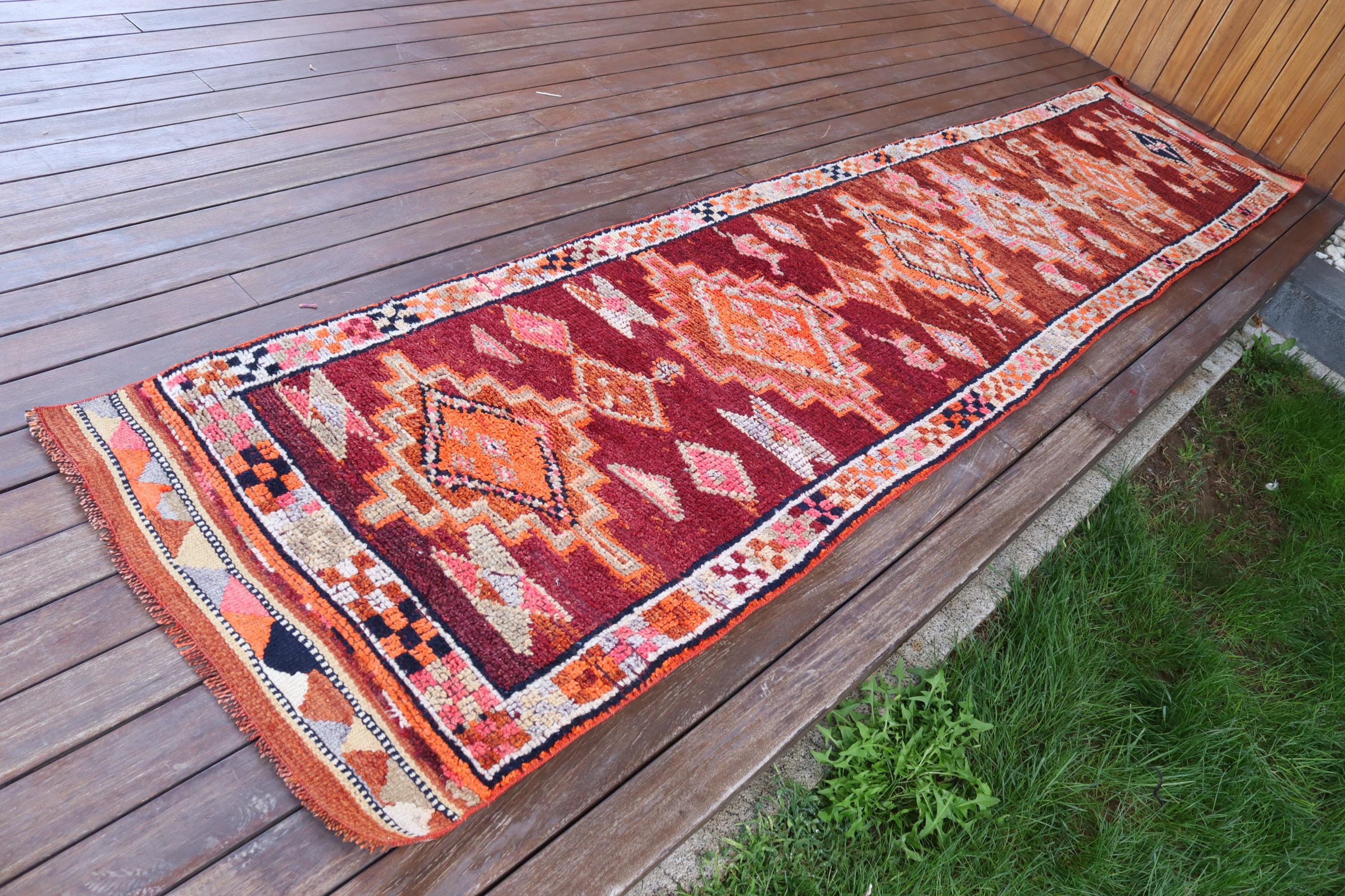 Foundry Select Handwoven Bohemian Turkish Runner Rug in Vibrant Shades ...