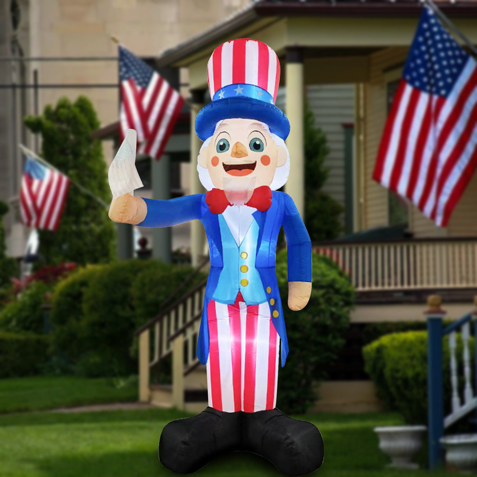 The Holiday Aisle® Uncle Sam Independence Day Inflatable - Wayfair Canada